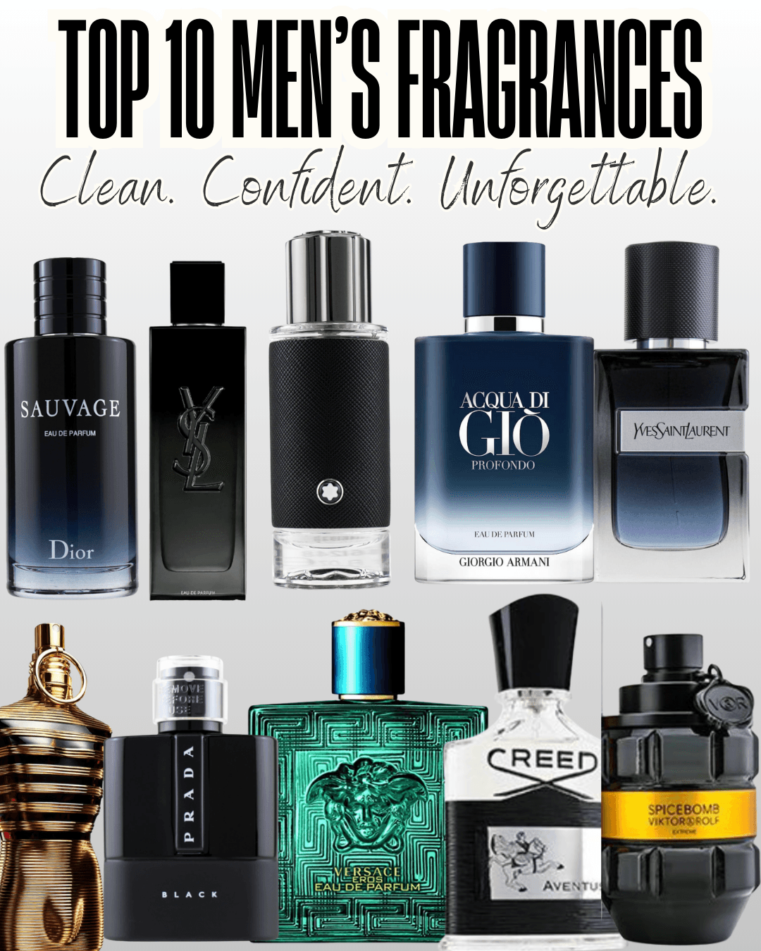 Top 10 Luxury Colognes for Men in 2025 - A Refined Choice